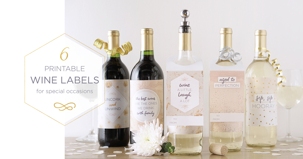 6 Free Downloadable Bottle Labels – The Newport Bride